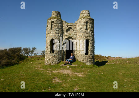 ROGERS TOWER 18th CENTURY FOLLY CASTLE & DINAS QUARRY PENWITH MOORS ...