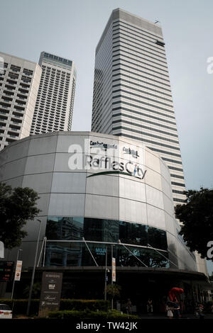Raffles City shopping mall Singapore Stock Photo - Alamy