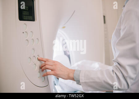 MRI scanner control panel Stock Photo - Alamy