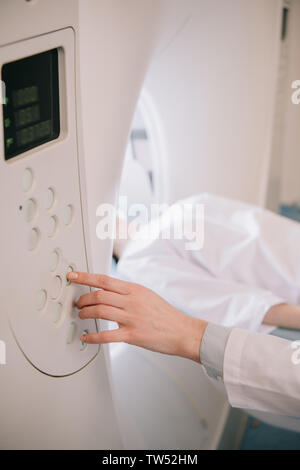 MRI scanner control panel Stock Photo - Alamy