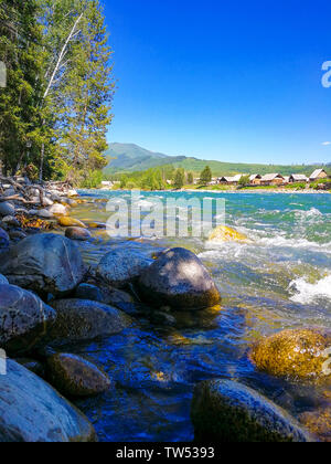 Summer in Wo Mu Village, Burjin, Xinjiang Stock Photo - Alamy