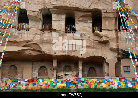 33-Grottoes of Puguang Temple, Mati Temple Scenic Area, Zhangye, Gansu ...