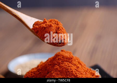 Seasoning chili cumin sesame seeds Stock Photo - Alamy