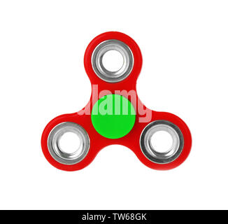 Modern spinner, isolated on white Stock Photo - Alamy