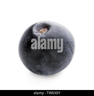 Fresh ripe acai berry isolated on white, top view Stock Photo - Alamy
