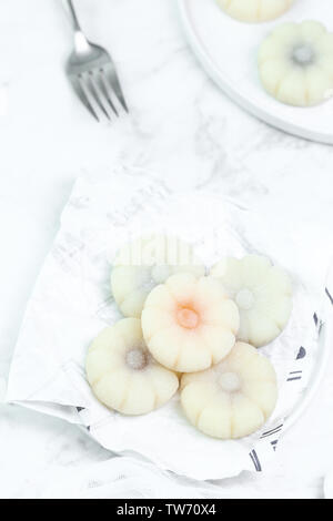 Fresh style fruit ice skins moon cakes Stock Photo - Alamy