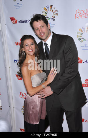 Samantha Harris and her husband Michael Hess After party celebrating ...