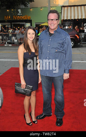 Tom Arnold and Lisa Wilhoit Step Brothers Premiere- Arrivals held at ...
