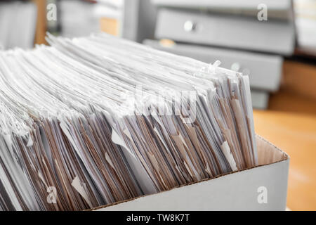 Cardboard archival storage box Stock Photo - Alamy