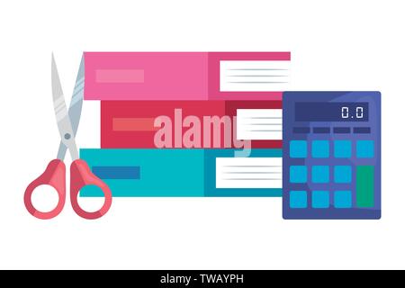 A pile of Math Textbooks. Illustration of books with mathematics ...