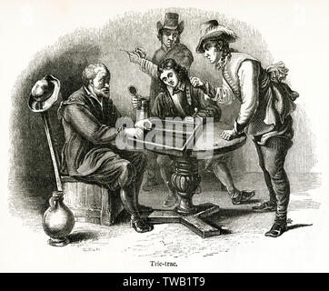 BOARD GAME TRIC-TRAC Stock Photo - Alamy