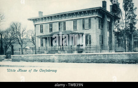 The First White House of the Confederacy while the capital of the ...