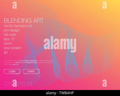 Abstract blend background. Template for web site Stock Vector Image ...
