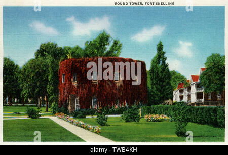 Round Tower - Fort Snelling, Minnesota, USA Stock Photo - Alamy