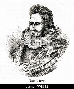 Thomas Coryate (Coryat), English traveller and author Stock Photo - Alamy