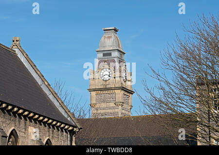 Town clock in Weston Super Mare England Stock Photo - Alamy