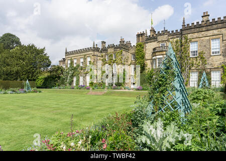 Renishaw Hall home to the Sitwell family near Eckington Sheffield South ...