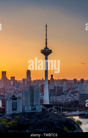 Shenyang color TV tower Stock Photo - Alamy