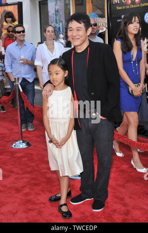 Jet Li and daughter Jane Li Los Angeles Premiere of 'The Mummy: Tomb Of ...
