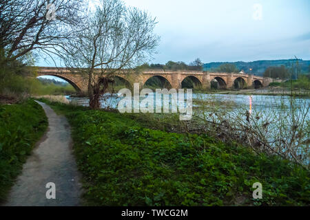 The Tyne Bridge - Viewed from the Riverside, Newcastle-upon-Tyne ...