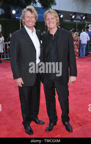 Nigel Lythgoe and son Simon Lythgoe at the "Tropic Thunder" Los Angeles ...
