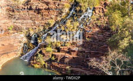 Fortescue falls Dales Gorge Karijini National Park Pilbara region ...