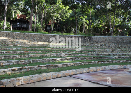 Bleachers in a park, Malaysia Stock Photo - Alamy