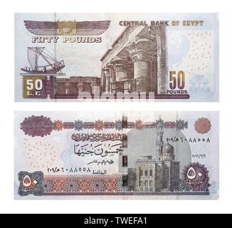 50 Egyptian pounds (backside Stock Photo - Alamy