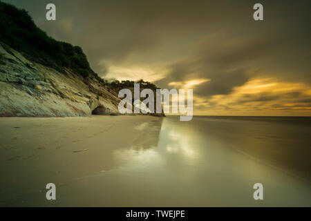 Tusan Beach at Miri Sarawak rural area Stock Photo - Alamy