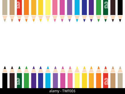 colorful color pencil background Stock Photo - Alamy