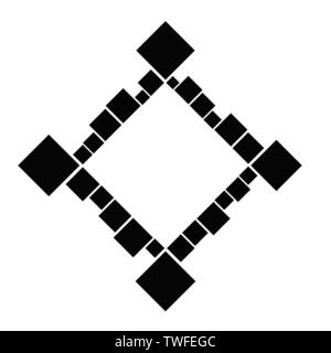 Black and white middle border design Stock Vector Image & Art - Alamy