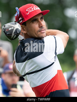 Rafa Cabrera of Spain in action during Acciona Open de Espana, Round 2 ...