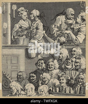 William Hogarth- Laughing Audience Pleased Audience Stock Photo - Alamy