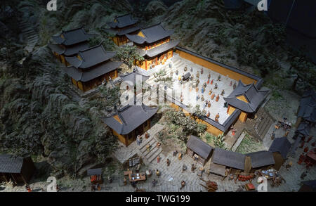 Hangzhou monastery model Stock Photo - Alamy