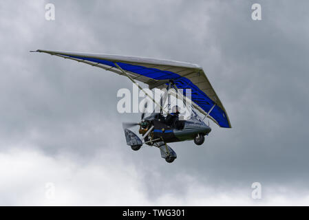Pegasus Quik flexwing microlight aircraft at Shobdon airfield ...