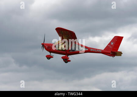 An Aeroprakt Foxbat microlight aircraft at Popham airfield in Hampshire ...