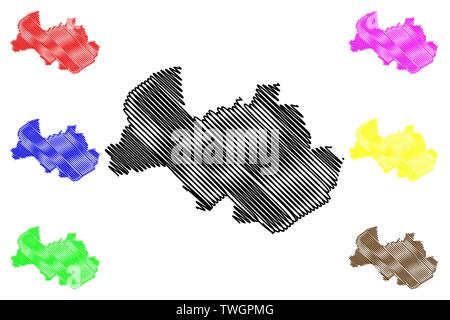 Al Bayda Governorate (Governorates of Yemen, Republic of Yemen) map ...