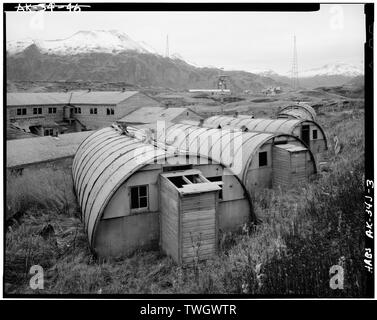 REAR, LOOKING NORTH - Naval Operating Base Dutch Harbor and Fort Mears ...