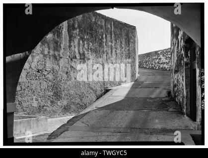 ARCHWAY CASTILLO SAN FELIPE DEL MORRO OLD CITY SAN JUAN PUERTO RICO ...