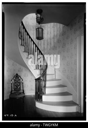 - Ransom House (Stairway), South Street, Castleton, Rutland County, VT ...