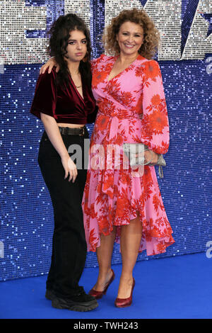 Nadia Sawalha and Maddie Adderley attends the "Rocketman" UK premiere ...