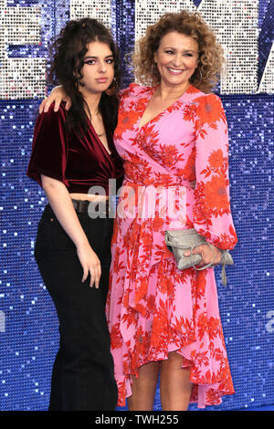 Nadia Sawalha and Maddie Adderley attends the "Rocketman" UK premiere ...