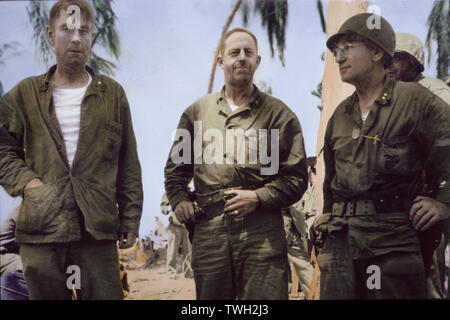 U.S. Marine Corps Brigadier General Walker Field, commanding general ...
