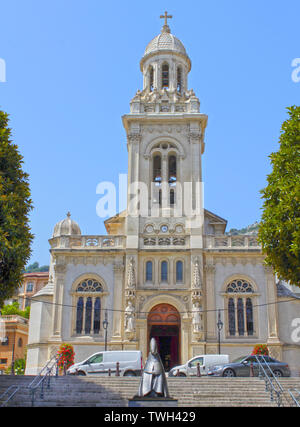 Eglise Saint Charles church, Monte Carlo, Monaco, Cote d'Azur, Europe ...