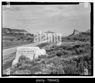 Mitchell Pass to Summit Road, Scotts Bluff National Monument. Original ...