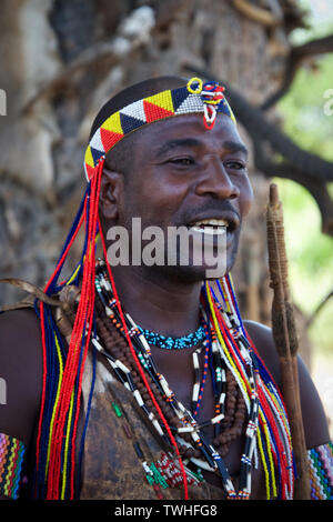 African Tribal Chief Stock Photo - Alamy