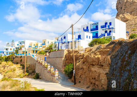 Traditional Greek houses in Finiki village on Karpathos island, Greece ...