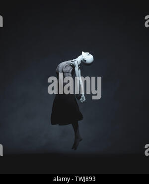 3D floating photos Stock Photo - Alamy