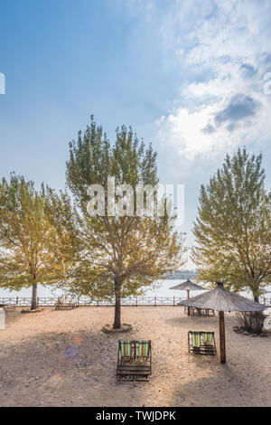 Outdoor Forest River Beach Playground Rest Area, Shenyang Park, China ...