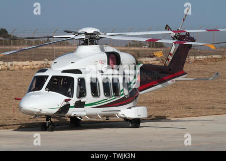 Transport by air. Gulf Helicopters AgustaWestland AW189 medium-lift ...